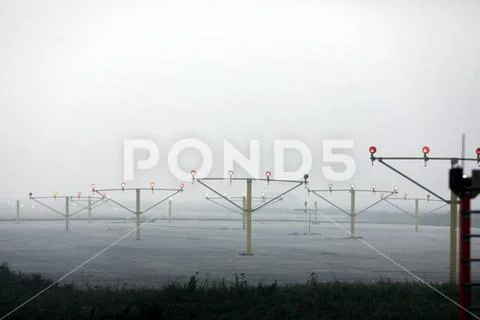 Dense Smog at the airport in Dhaka Dense fog blankets the skyline of ...