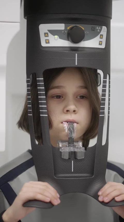 A dental X-ray machine takes a picture o... | Stock Video | Pond5