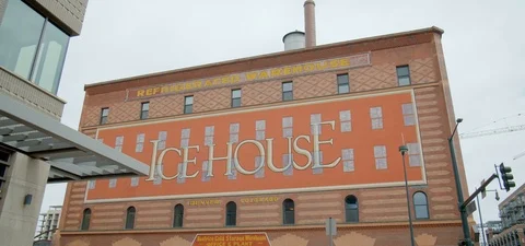 Denver Colorado Iconic Ice House, Exteri... | Stock Video | Pond5