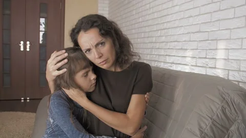 Depression. Portrait of a sad family. | Stock Video | Pond5