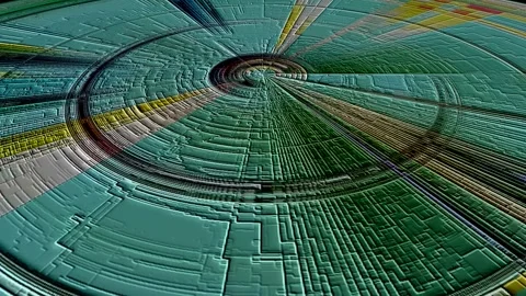 Depth Dive Motion Concentric Circles Rad... | Stock Video | Pond5