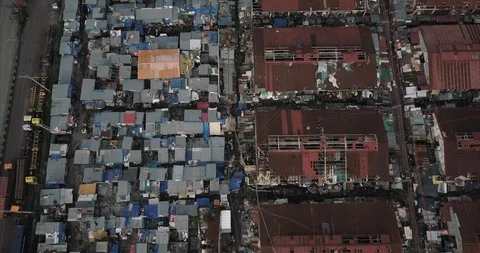 Slum Birds Eye View Stock Videos – Royalty-Free HD & 4K Videos