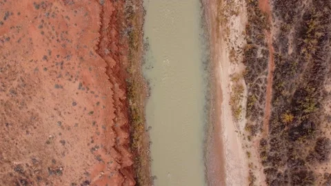 Desert River Aerial Stock Video Footage | Royalty Free Desert River ...