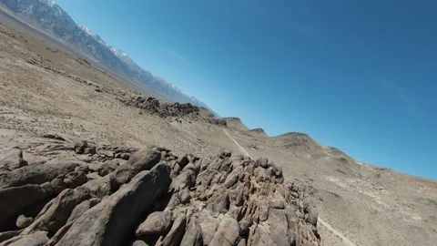 Desert Rock Formations FPV Drone Aerial ... | Stock Video | Pond5