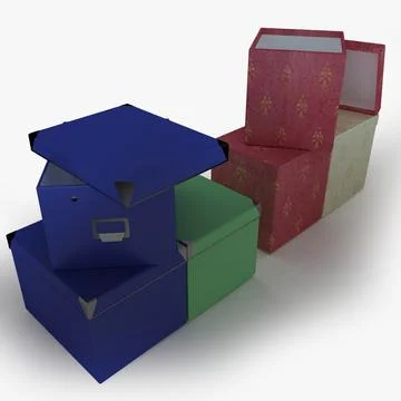 Design boxes 01 ~ 3D Model ~ Download #91431630 | Pond5