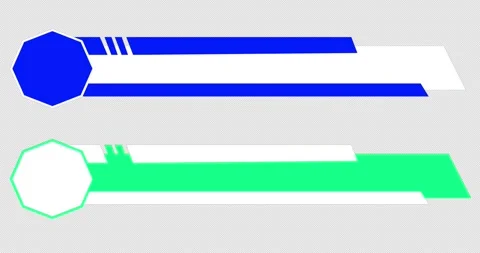 Designed cool lower third-pack animation... | Stock Video | Pond5