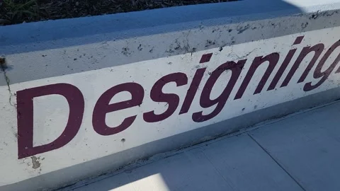 Designing Line Salon Signage | Stock Video | Pond5