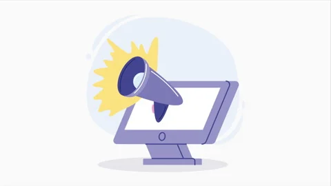 desktop computer tech device animation | Stock Video | Pond5