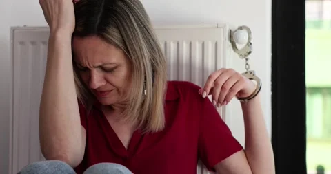 Woman Handcuffed Stock Footage ~ Royalty Free Stock Videos | Pond5