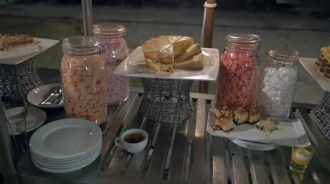 Junk Food Buffet Stock Footage ~ Royalty Free Stock Videos | Pond5