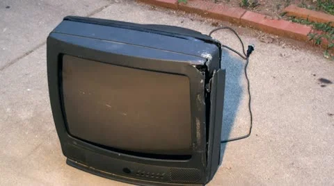 Destroying Television Stock Videos – Royalty-Free HD & 4K Videos