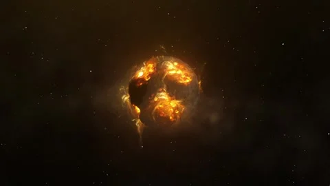 Destroyed Alien Planet Stock Video Footage | Royalty Free Destroyed ...