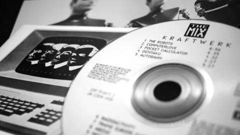 Detail of CD and DVD artwork of german g... | Stock Video | Pond5