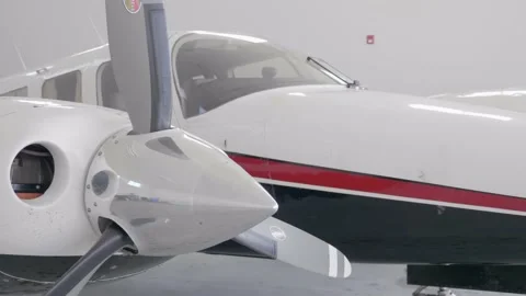 Detail of Nose Section and Engines of Pi... | Stock Video | Pond5