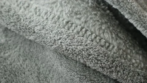 Detailed texture of polar fleece sample ... | Stock Video | Pond5
