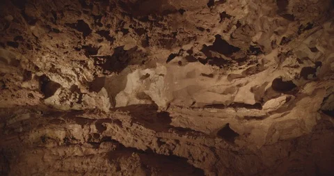 Details on Rock Cave Ceiling in Wind Cav... | Stock Video | Pond5