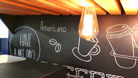 Details of self-service cafe stand | Stock Video | Pond5