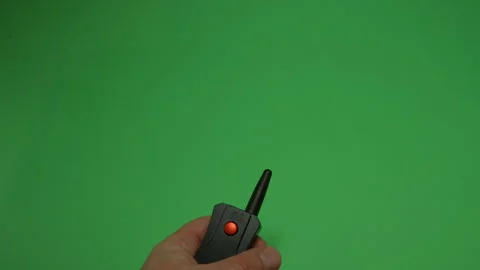 Detonator remote control on Green screen... | Stock Video | Pond5