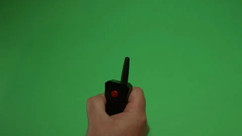 Detonator remote control on Green screen... | Stock Video | Pond5