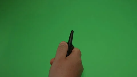 Detonator remote control on Green screen... | Stock Video | Pond5