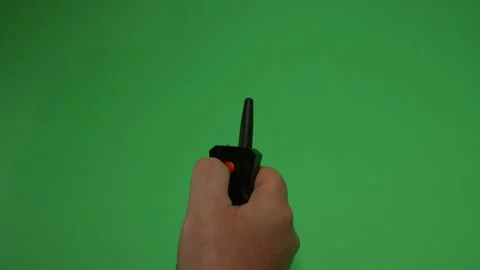 Detonator remote control on Green screen... | Stock Video | Pond5