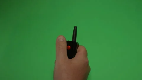 Detonator remote control on Green screen... | Stock Video | Pond5