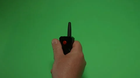 Detonator remote control on Green screen... | Stock Video | Pond5