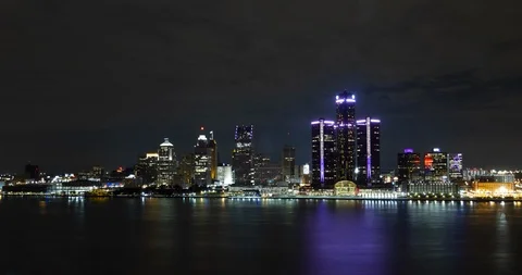 Detroit Skyline Timelapse Stock Videos – Royalty-Free HD & 4K Videos ...