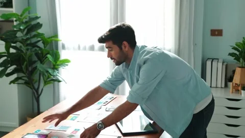 Developer planning plan while design Ux ... | Stock Video | Pond5