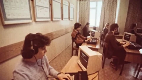 Development of computer technology. THE ... | Stock Video | Pond5