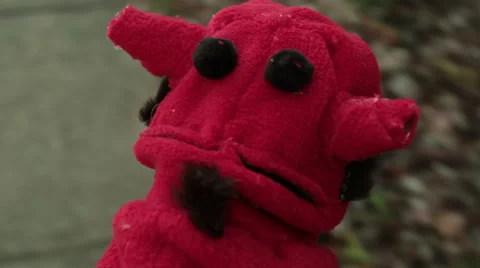devil puppet evil funny evil | Stock Video | Pond5