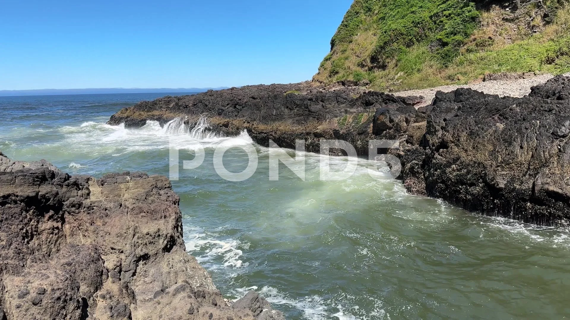 Devils Churn Oregon Path & Stairs To Devils Churn, Cape Perpetua