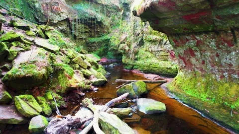 Devil's Pulpit -Finnich Glen, Scotland 2... | Stock Video | Pond5