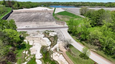 Devion fossil gorge and dam exposed anci... | Stock Video | Pond5