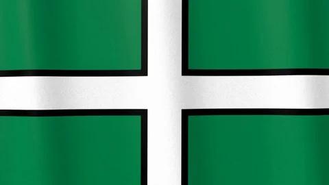 Devon realistic flag looping HD backgrou... | Stock Video | Pond5