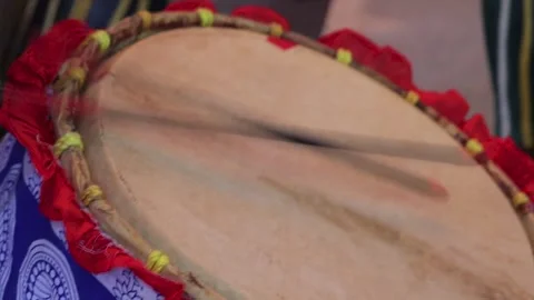 Dhak is part of bengali culture and most... | Stock Video | Pond5