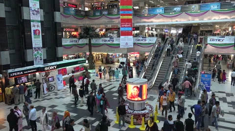 Dhaka, Bangladesh, modern shopping mall,... | Stock Video | Pond5