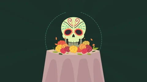 Skull Animations Stock Videos – Royalty-Free HD & 4K Videos