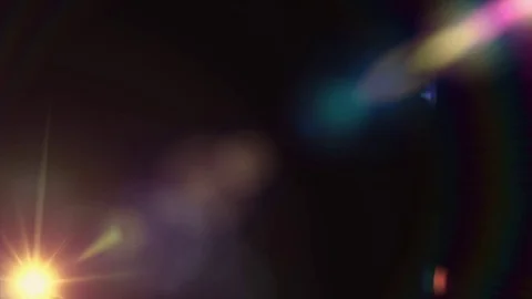 diagonal moving lights optical lens flar... | Stock Video | Pond5