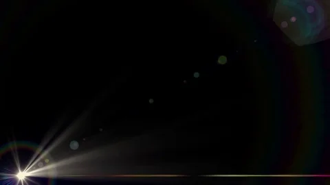 diagonal moving lights optical lens flar... | Stock Video | Pond5