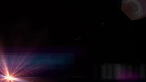 diagonal moving lights optical lens flar... | Stock Video | Pond5