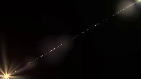 diagonal moving lights optical lens flar... | Stock Video | Pond5