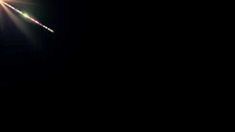 diagonal moving lights optical lens flar... | Stock Video | Pond5
