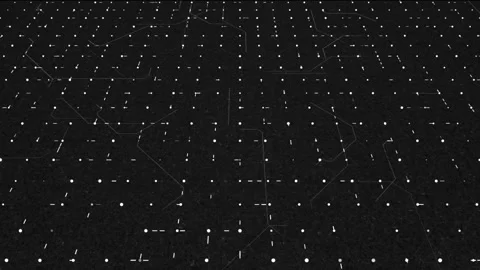 Diagram with moving points and lines. An... | Stock Video | Pond5