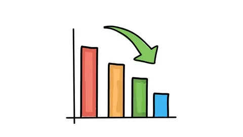 Diagram reduction animation | Stock Video | Pond5