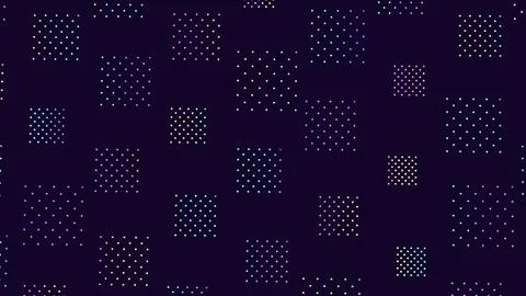 Diamond dot pattern on dark background | Stock Video | Pond5