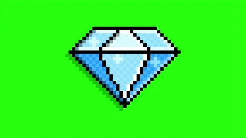 diamond on green screen background | Stock Video | Pond5
