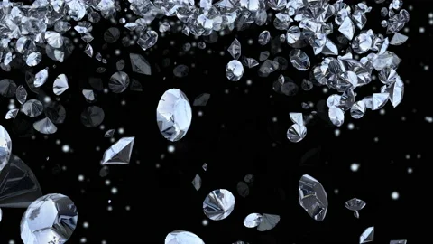 diamond particle animation background | Stock Video | Pond5