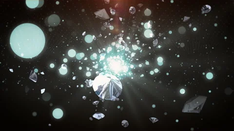 diamond particle loop background animati... | Stock Video | Pond5