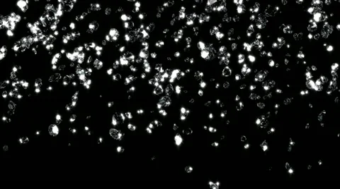 Diamond Rain Falling - Diamond 07 (HD) | Stock Video | Pond5